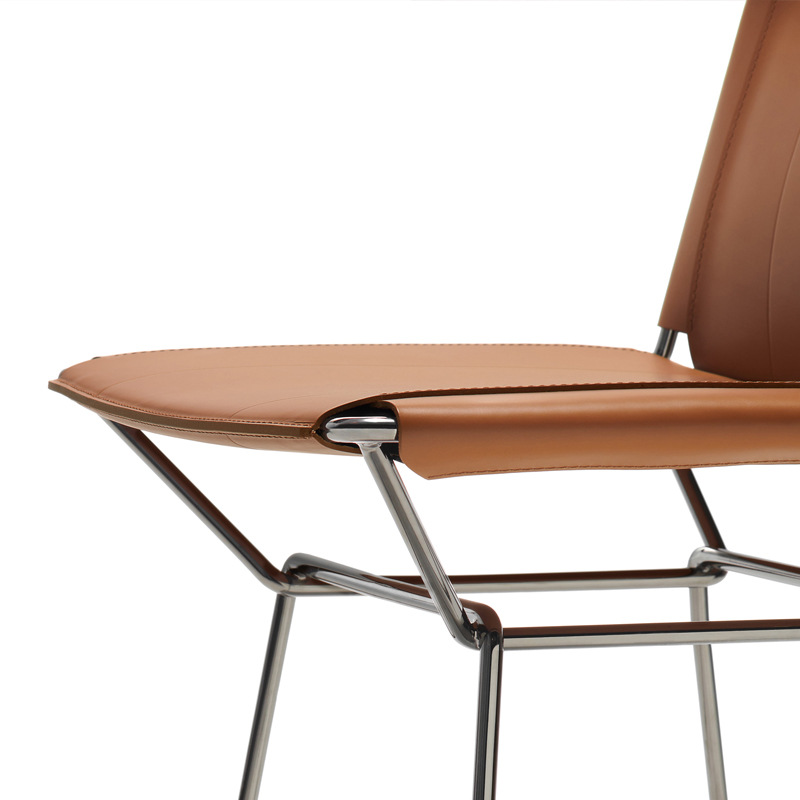 MDF Italia NEIL STOOL Barstuhl Leder