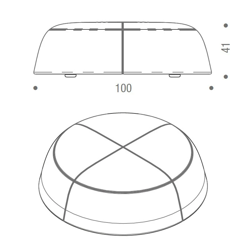 MDF Italia FUJI Pouf L